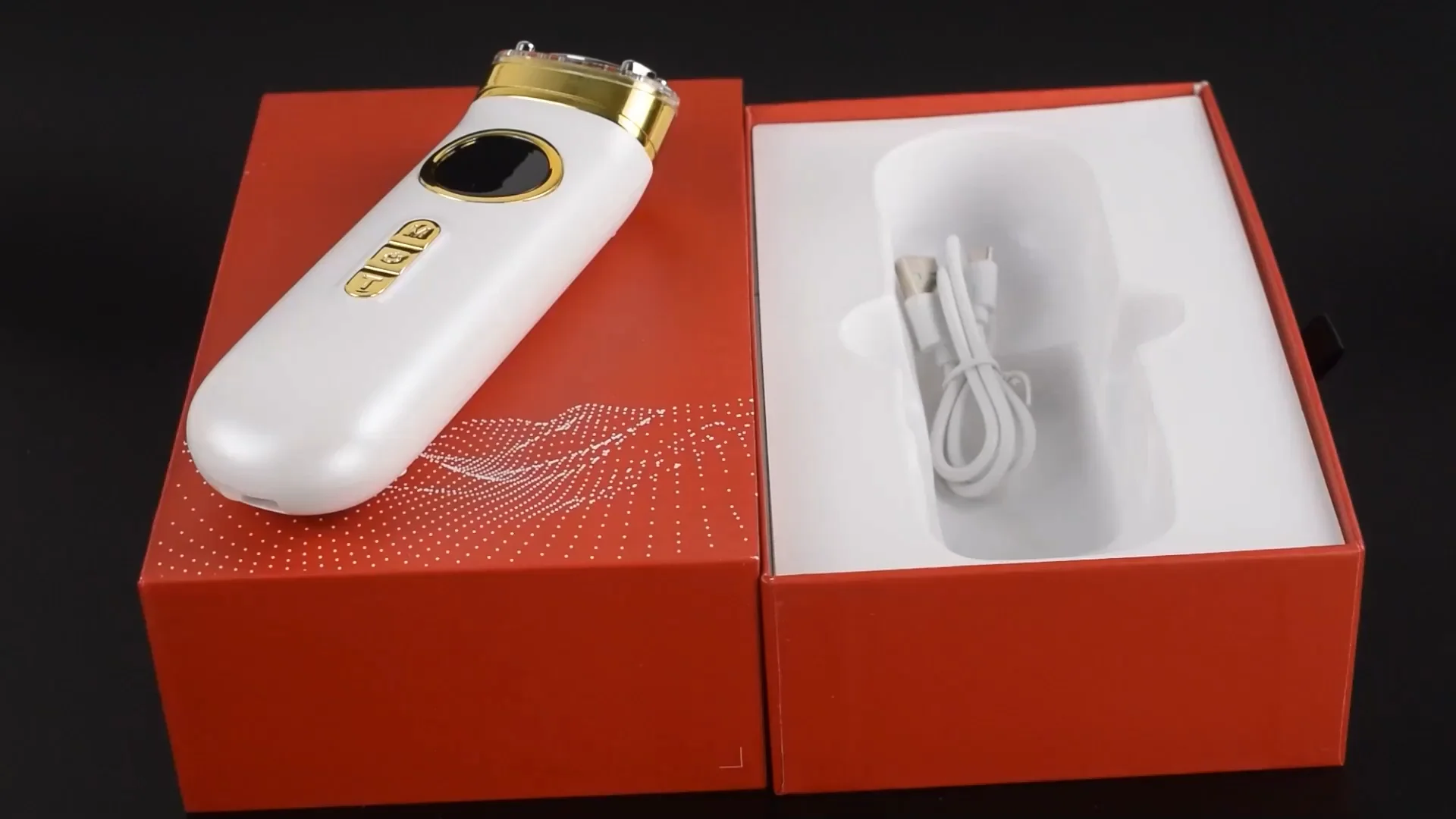 2022 Hot Cool Led Ems Rf Facial Massager Led Photon Anti Aging Skin Rejuvenation Lifting Tighten ...