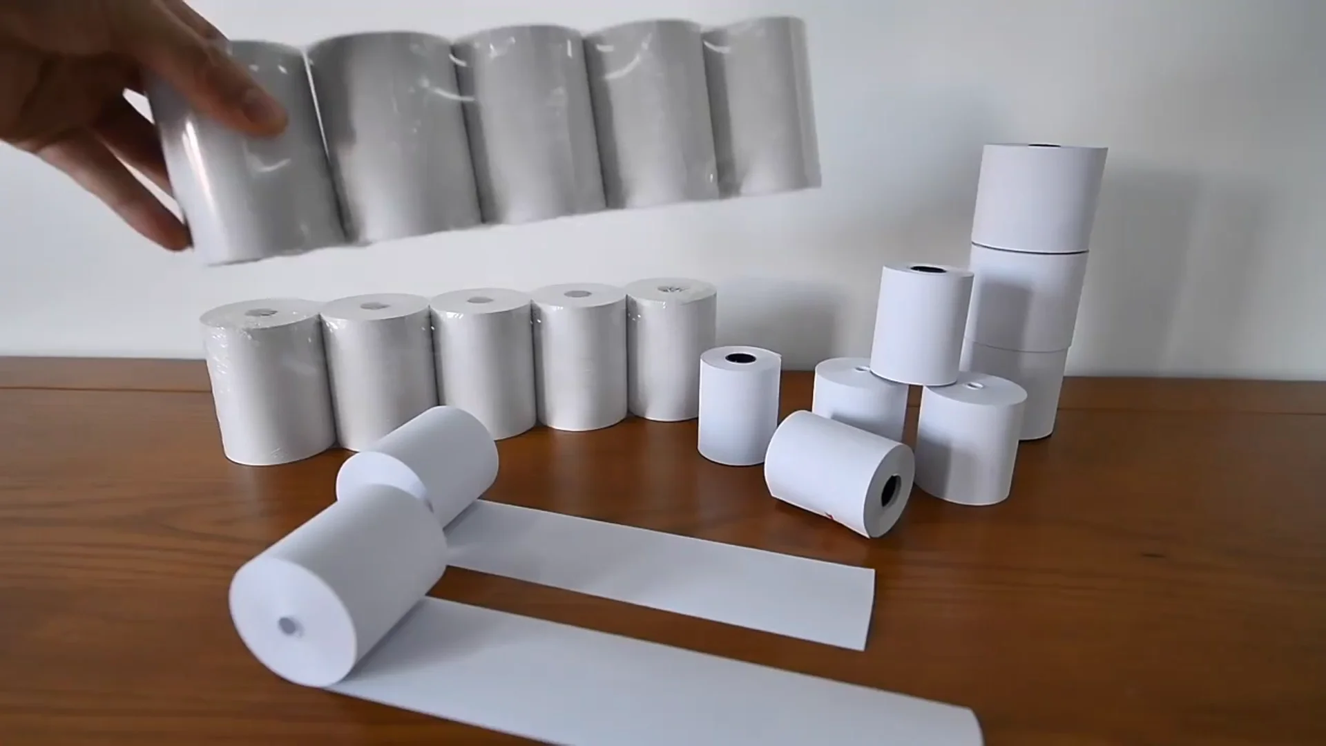 Cash Register Till Receipt Tape Printing 57mm X 40mm Thermal Paper Roll ...