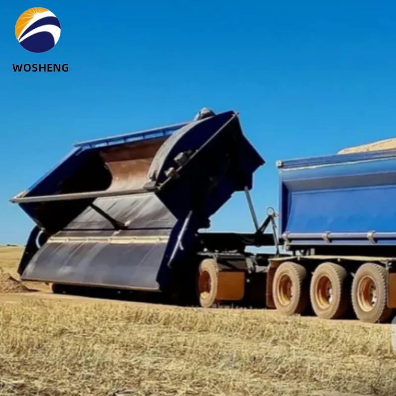 Transport Minerals Superlink Trailer 3 Axles Side Tipper Links Trailer ...
