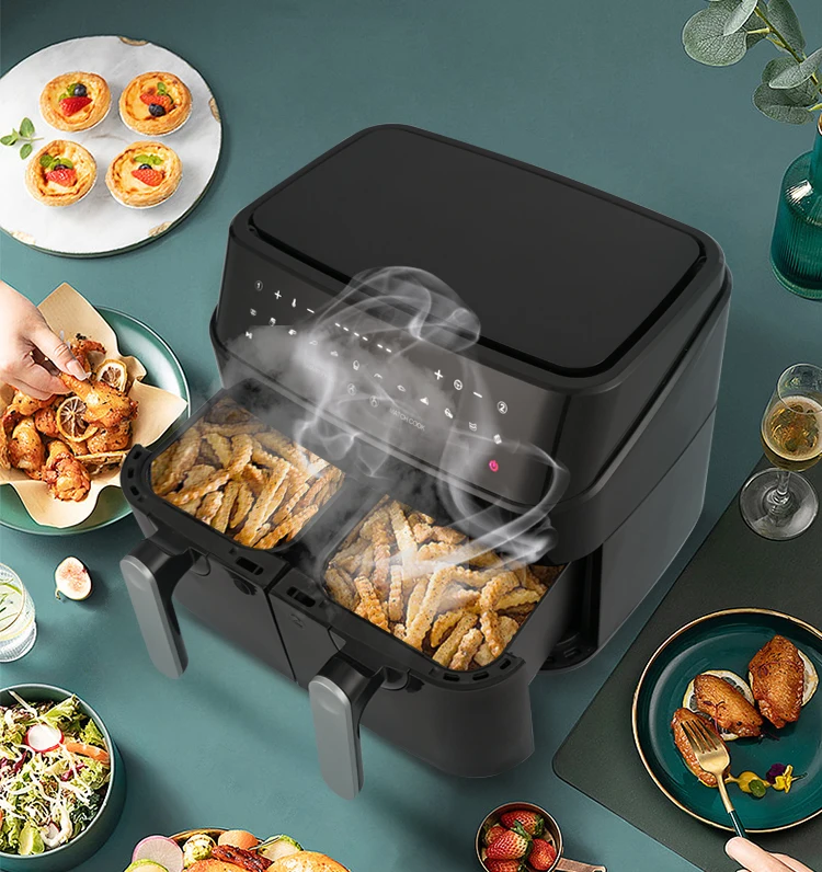 Crest In 1 Air Fryer Silver 9lelectric Deep Without Oil Factory Price ...