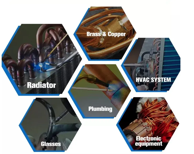 Hvac Silver Welding Rod Refrigeration Brazing Alloy Copper Alloy - Buy ...