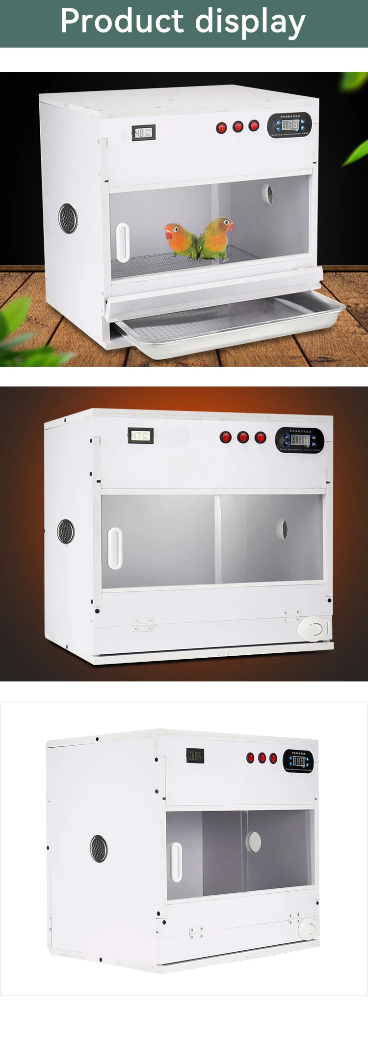 Pet Parrot Incubator Smart Air-warmed Hand-rearing Baby Bird Incubator ...