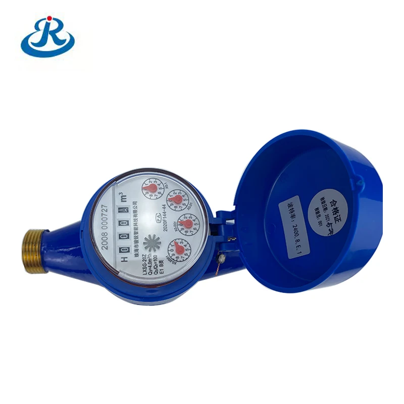 3/4 Inch Modbus RTU Remote Photoelectric Smart RS485 Water Meter Brass ...