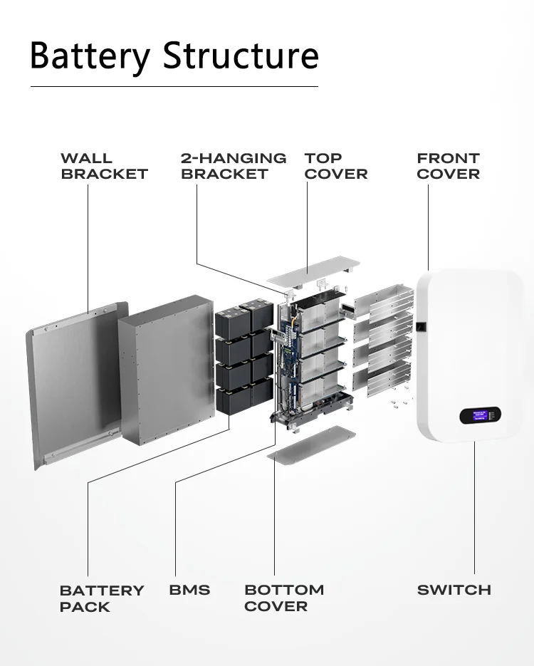 Ztgf 5kwh Wall Mounted Energy Storage Powerwall Rechargeable Battery ...