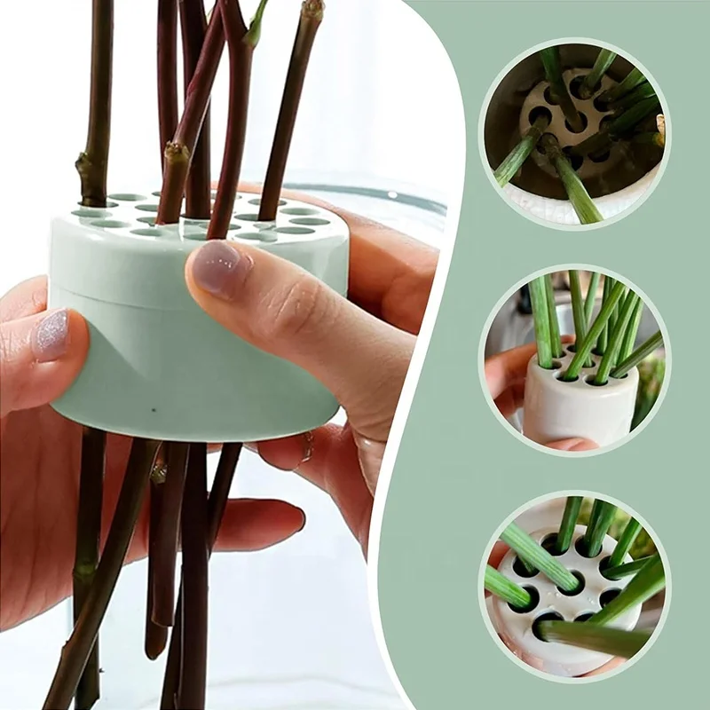 Spiral Ikebana Stem Holder Spiral Stem Holder for Vases Bouquet Twister ...