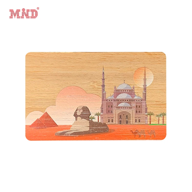 Eco-friendly NFC Wooden Hotel Room Cards for Access Control