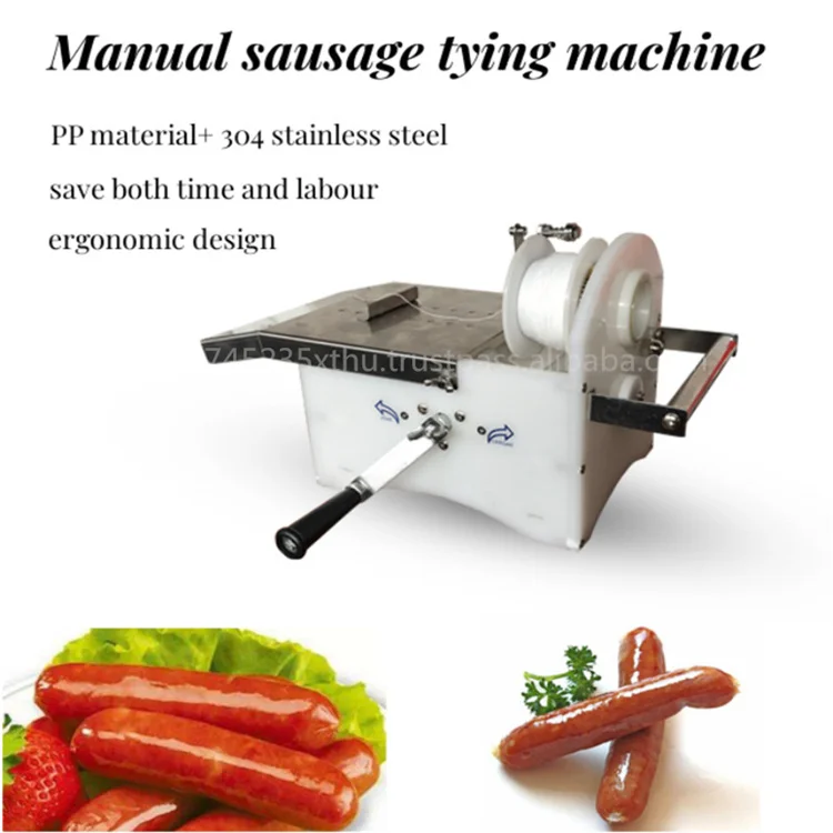 Great Feedback Desktop Kitchen Use Sausage Linker Tying Machine Hot Dog ...