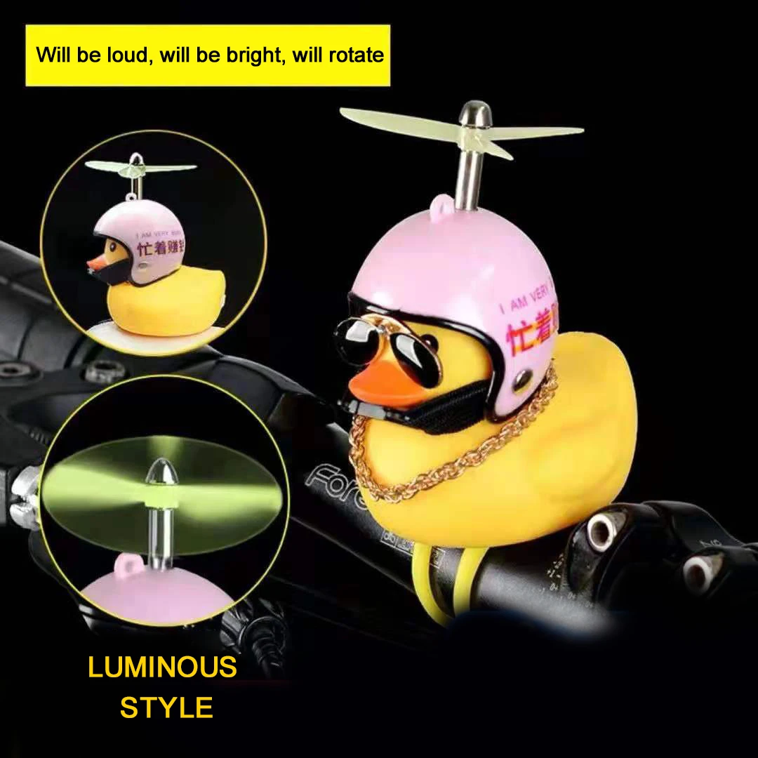 New Funny Cute Cartoon Bike Bicycle Bell Handlebar Yellow Duck Bell ...