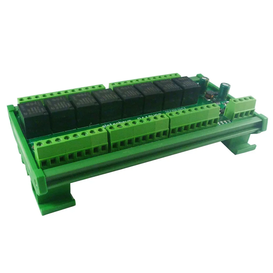 Rs485 Modbus Rtu Plc Io Expanding Board 8do 4di 8ai 4do 2di 3ai 4 20ma 0 10v Analog Current 