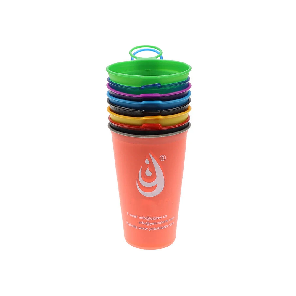 Outdoor Sports Reusable Running Soft Foldable TPU Cup