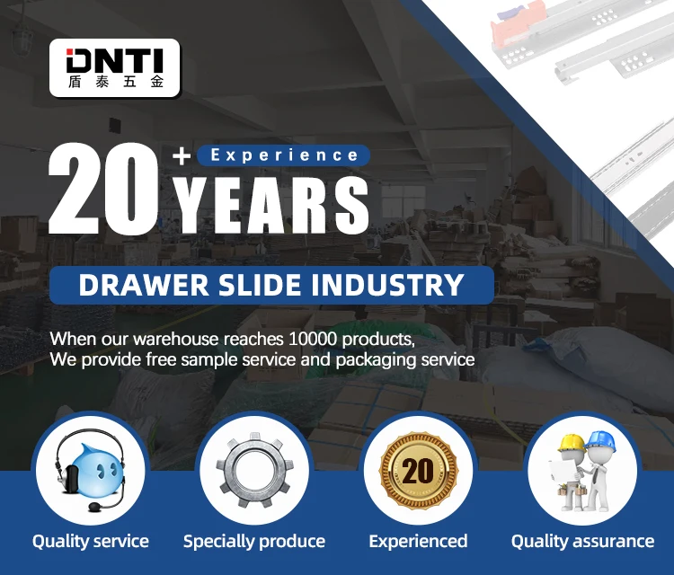 Dnti 2024 3 Folding Telescopic Rails Soft Close Full Extension Cabinet Concealed Undermount ...