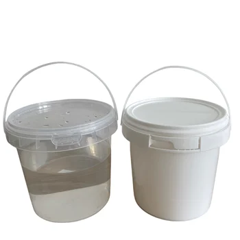Clear Buckets 1l 2l 3l 1 Gallon Food Grade Unbreakable Plastic Bucket ...