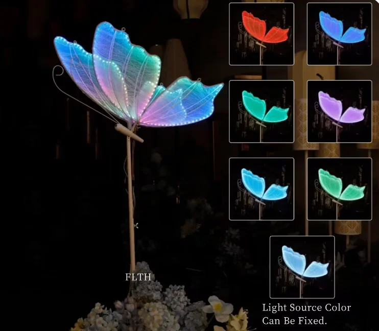 RGB Butterfly Led Lights Decoration Wedding Romantic Creative ...