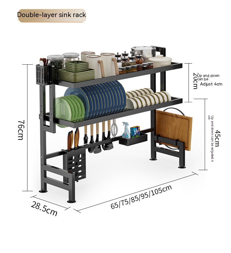 Sustainable Dish Drainer Rack - Efficient Kitchen Storage
