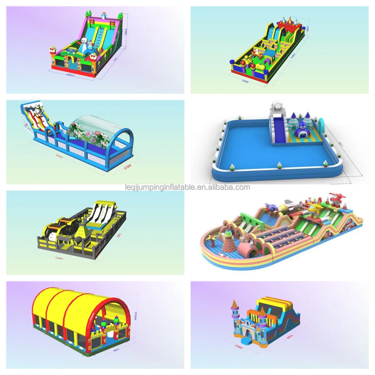 Commercial Interactive Competition Wipeout Games Outdoor Inflatable ...