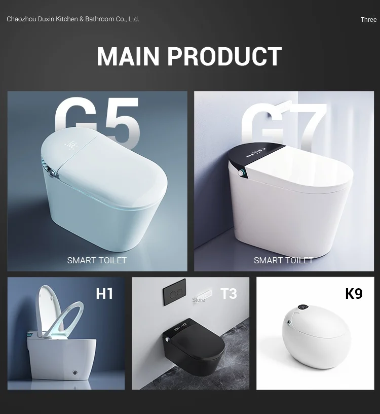 Modern White Bathroom Floor Standing Commode Water Closet Sanitary Ware ...