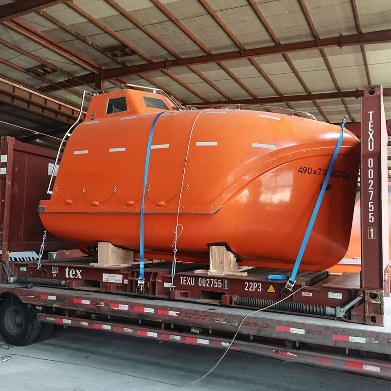Iacs Approved Life Boat Solas Marine Free Fall Lifeboat Enclosed ...