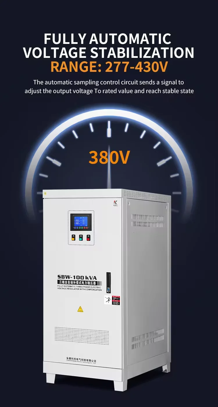 Hot Sale 1000kva 2000kva Electronic Ac Voltage Vibrator Stabilizer Avr ...