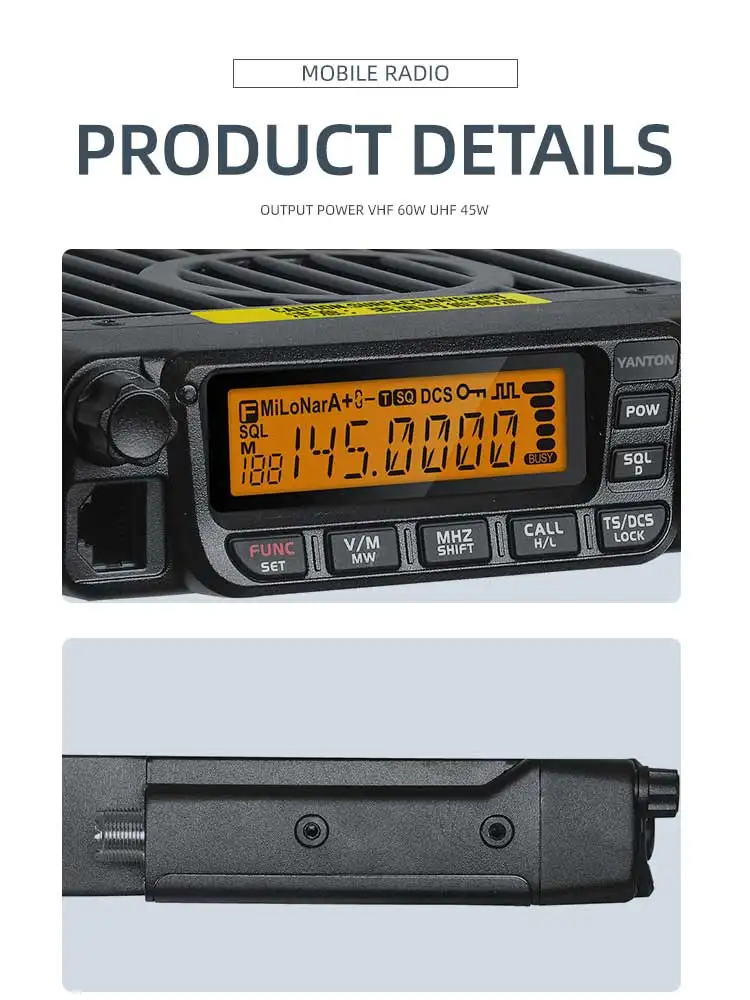 Car Transceivers 25w Vhf Vehicle Mounted Tm-8600 Radio - Buy Outdoor ...