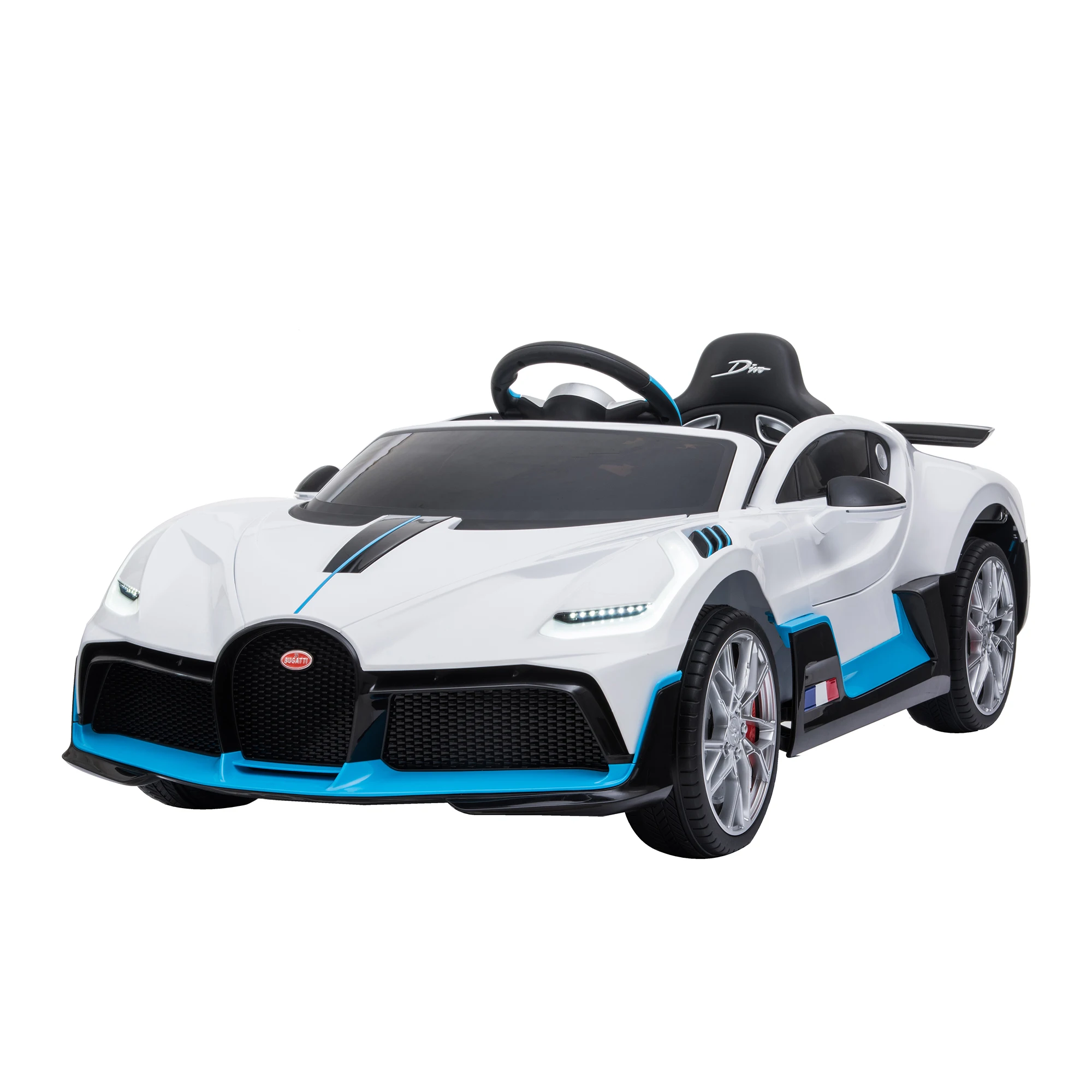 Licensed Bugatti Electric Ride on Car for Kids - Remote Control