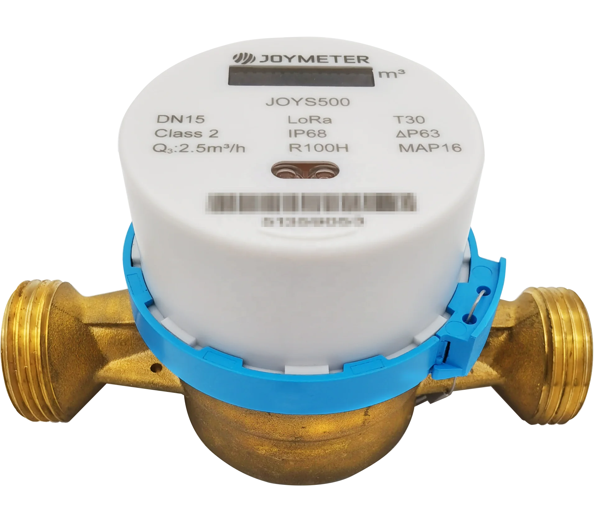 Smart Wireless Lorawan 433MHz Electric Water Meter Single Jet with LCD ...