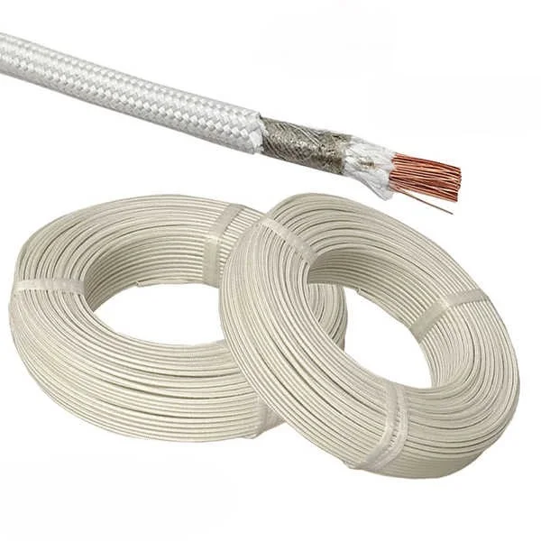300 Degree Fiberglass Braided Silicone Rubber High Temperature Wire ...