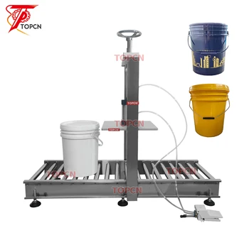 18-20 L Semi Automatic Pneumatic Barrel Plastic Paint Bucket Capping ...