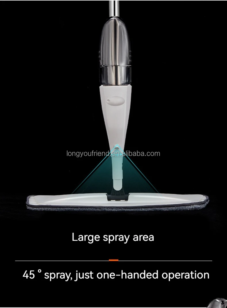 Multifunctional Wet Dry Hand-Free Spray Mop Rectangle Mop Head Easy ...