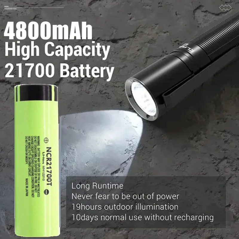 Lithium Li-ion Battery 21700 3.7v 4800mah Battery Cell 21700 Battery ...
