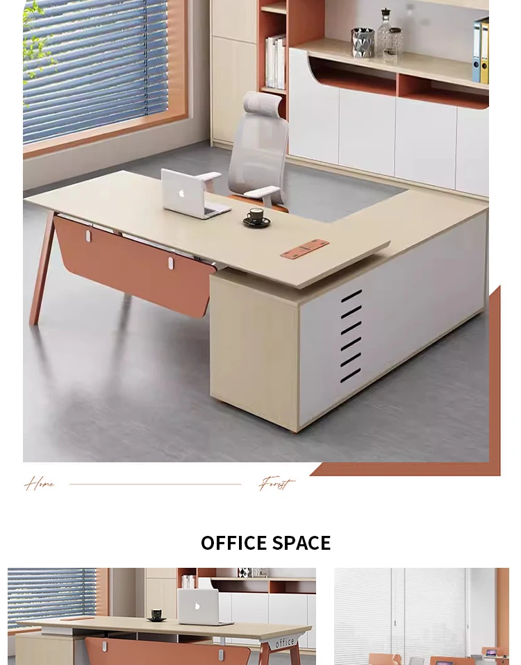 Customizable Simple Design Office Executive Desk,Durable L Shape ...