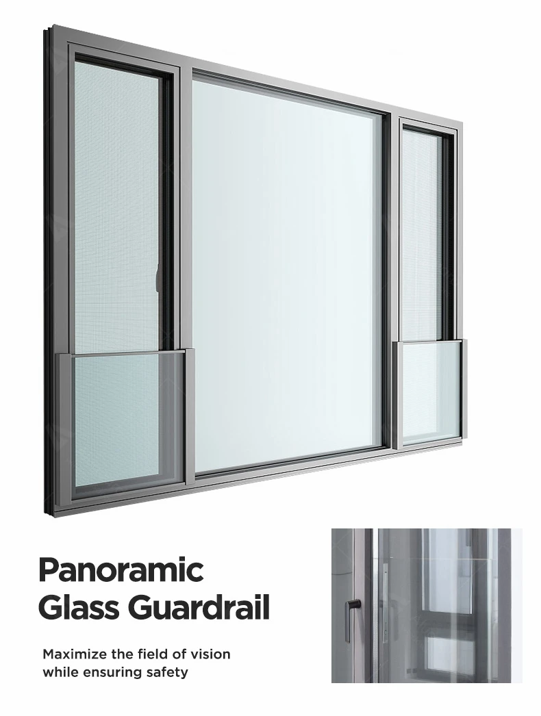 Bay Window Awning - Extend Tempered Glass & Aluminum Frame