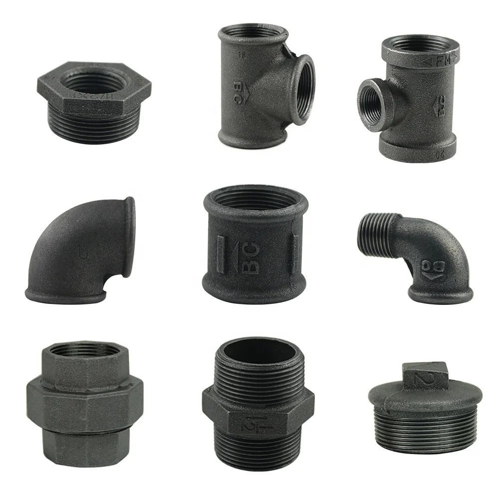 Pipe Fittings Names Parts China Manufacture Banded and Beaded Black ...