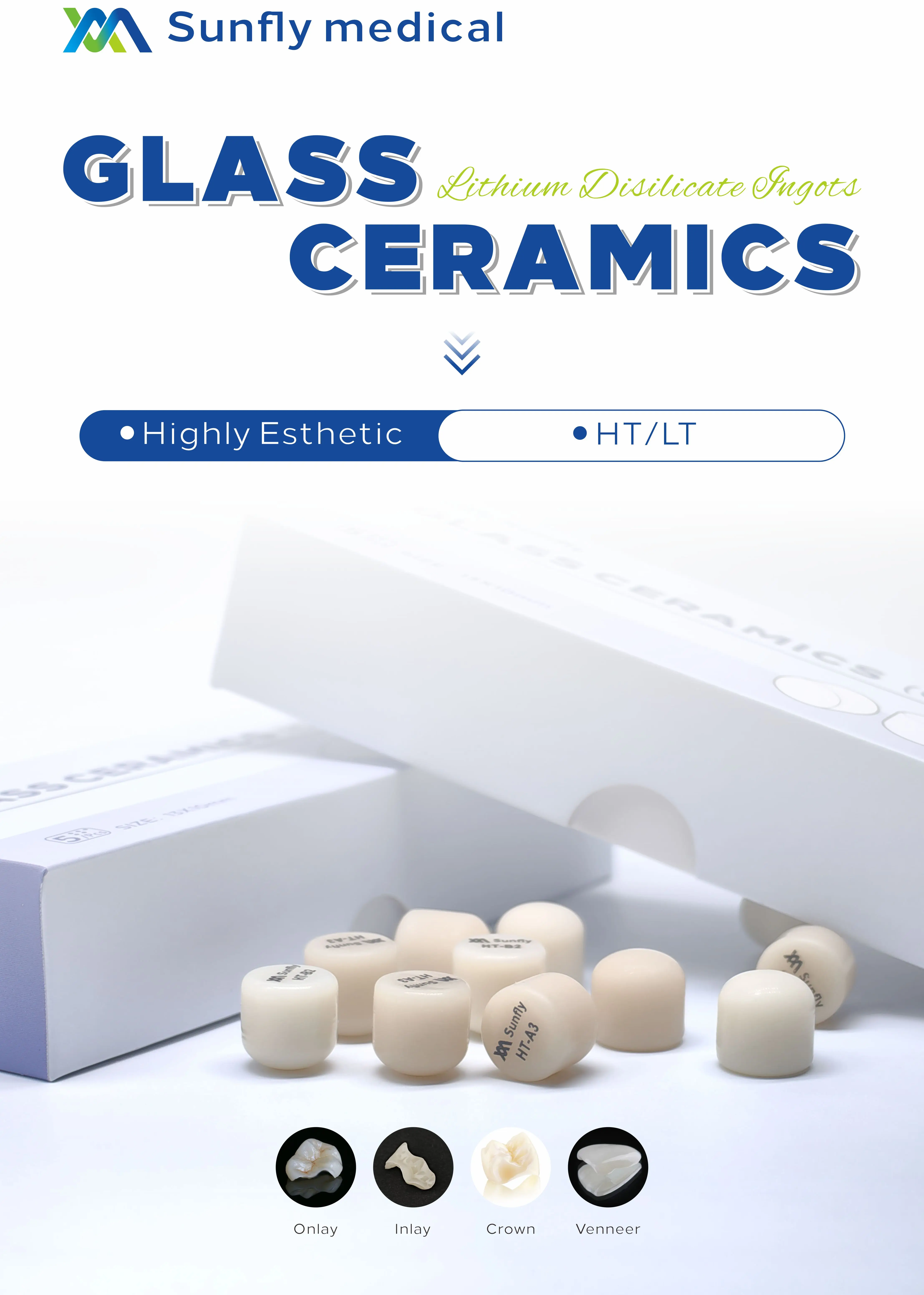 Dental Teeth Veneer Press Block Ingot Press Emax For Pressing Ceramic ...