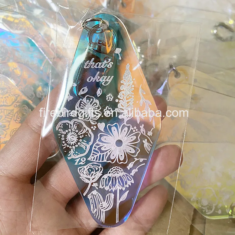 Custom Iridescent Rainbow Holographic Rhombic Shape Rainbow Hologram ...