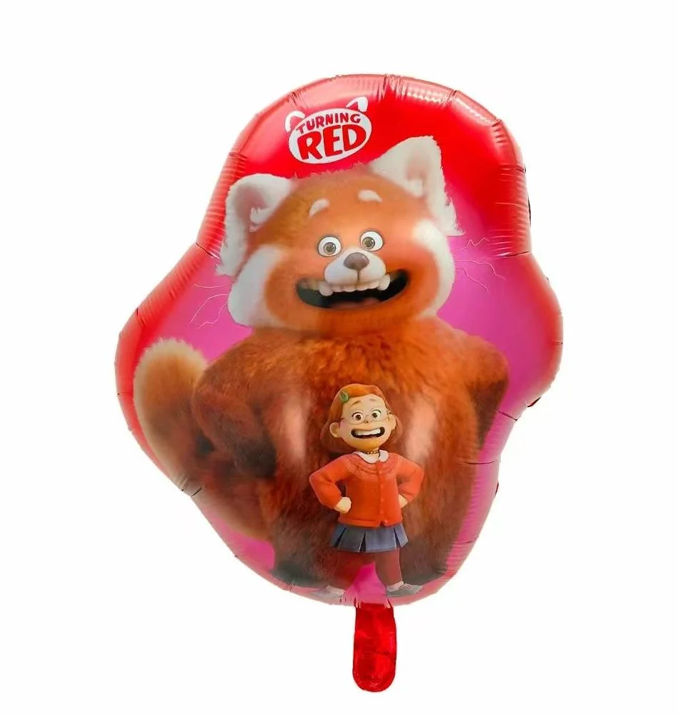 Turning Red Cartoon Characters Helium Foil Balloon Self-sealed ...