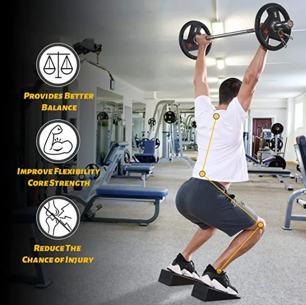 New Squat Wedge Squat Pedal Calf Stretcher Inclined Plate Heavy Duty ...