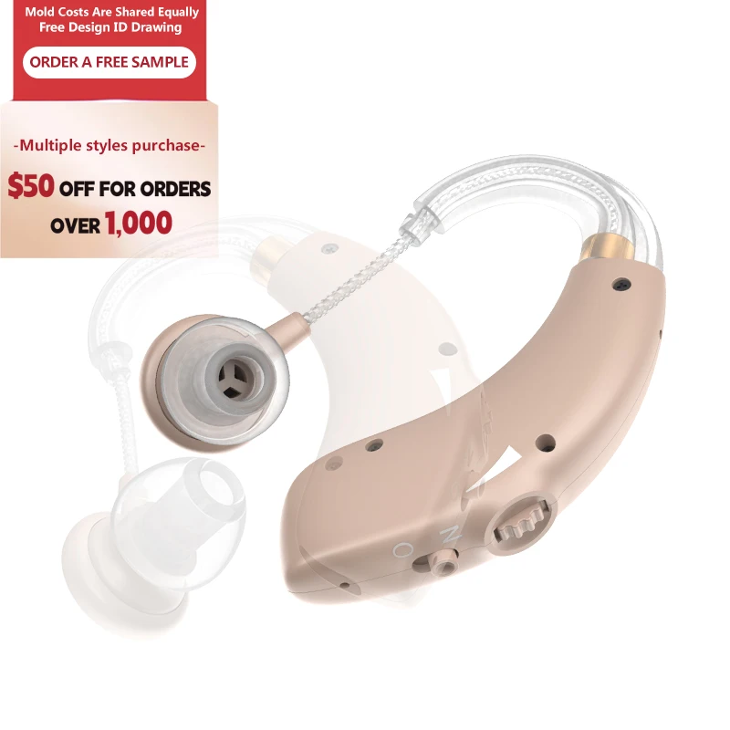 Mini Wireless Ear Deaf Adjustable Bte Medical Rechargeable Hearing Aids ...