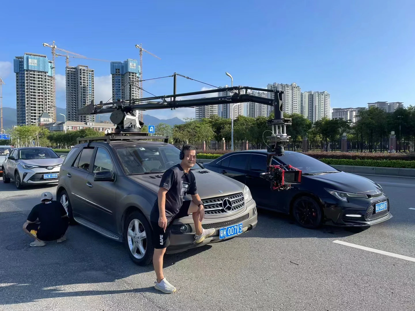 6m 20ft Motorized Robotic Arm Car Mount Camera Crane - Buy Jib Camera ...