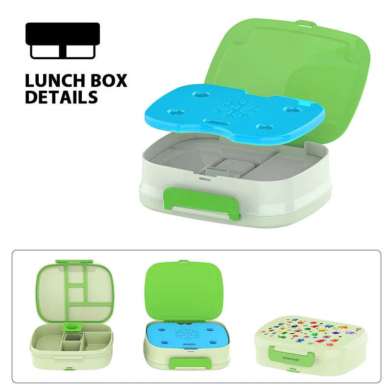 4 Compartments Plastic Bento Lunch Box For Kids And Adults,Odm Bento ...