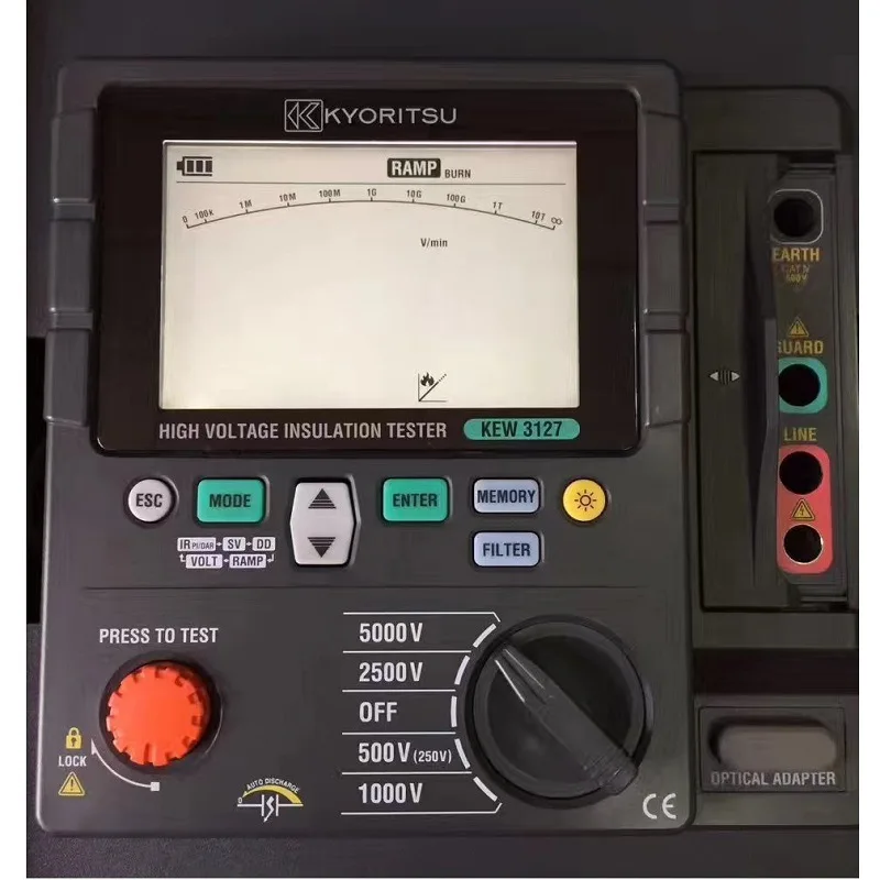 KYORITSU High Voltage Insulation Tester KEW 3127 - Reliable Performance
