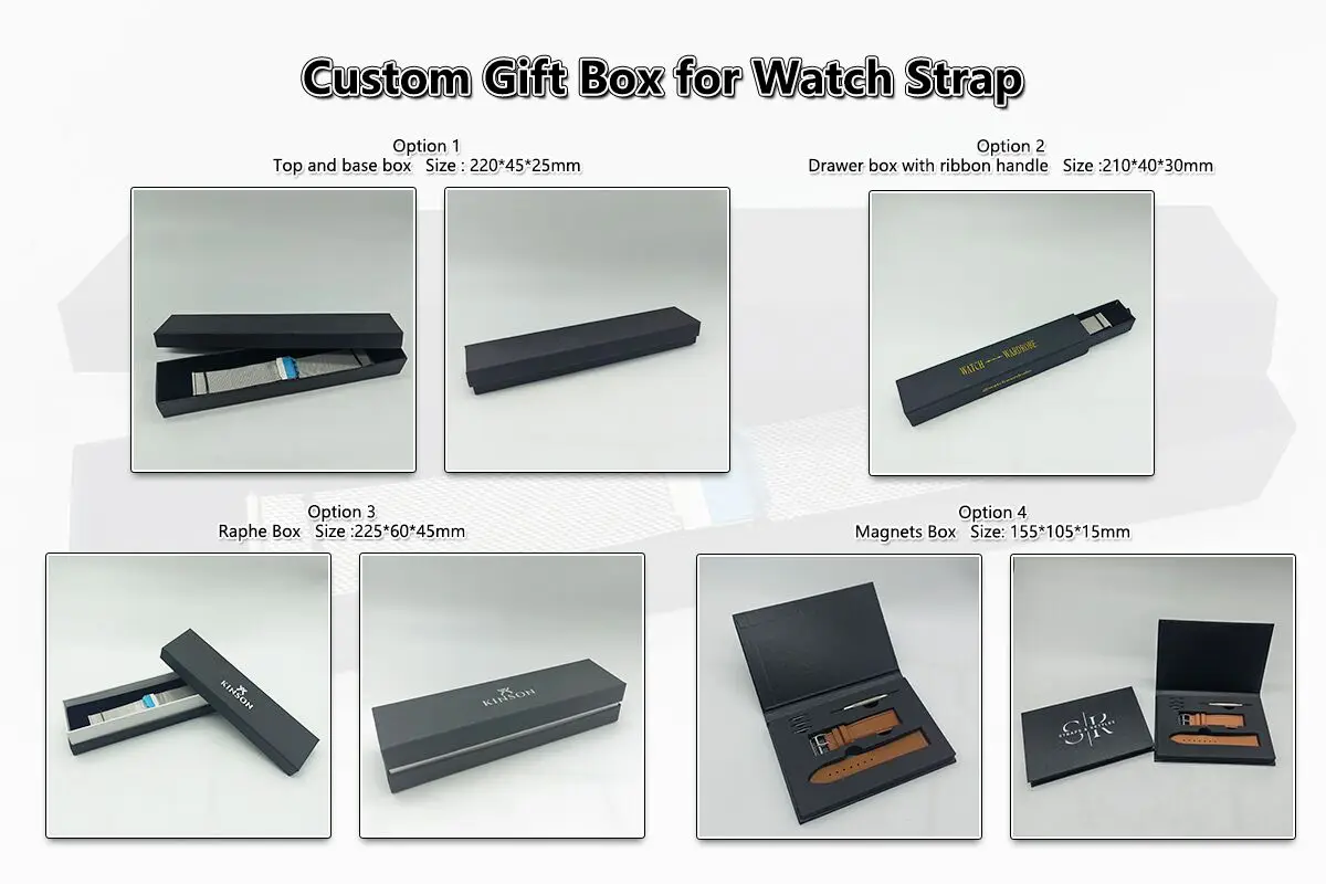 Customized Paper Watch Strap Band Box Packaging For Apple Watch Band ...