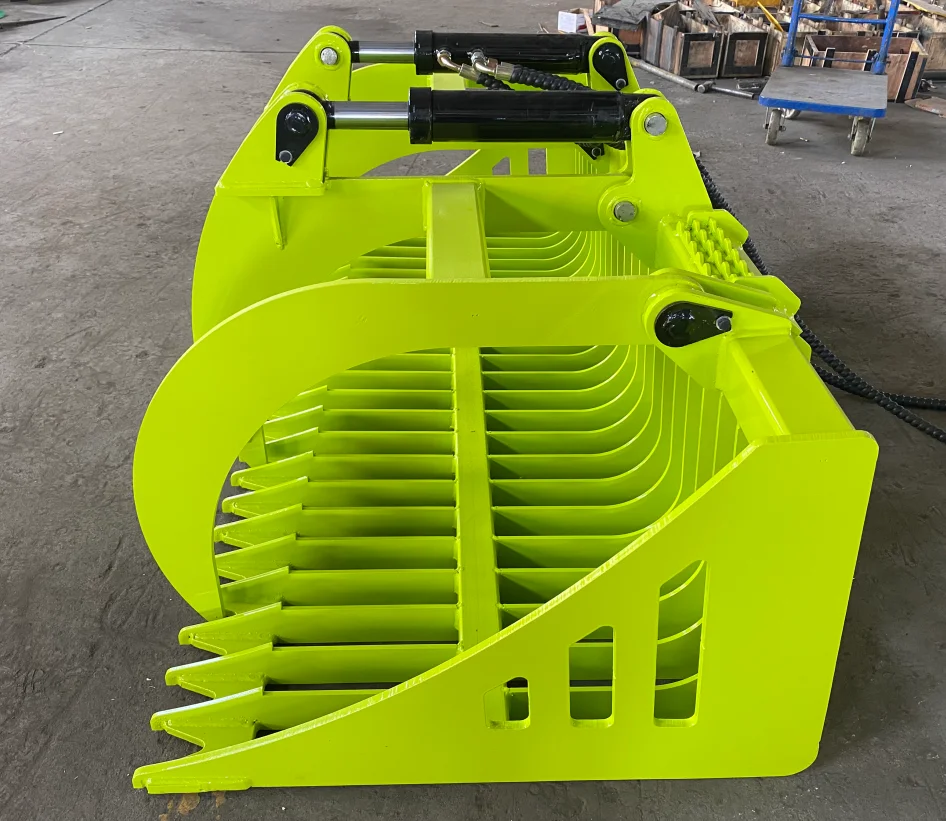 RSBM Skid Steer Attachment Grapple Bucket - Durable & Versatile