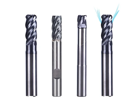 OPT Precision Aluminum Deep Groove Spline CNC End Mill Cutters for ...