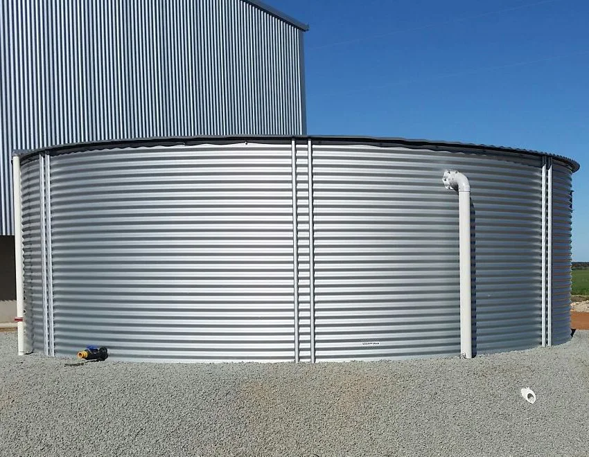 Modular Hot Galvanized Corrugated Steel Water Tank Silo Rainwater 200m3 ...
