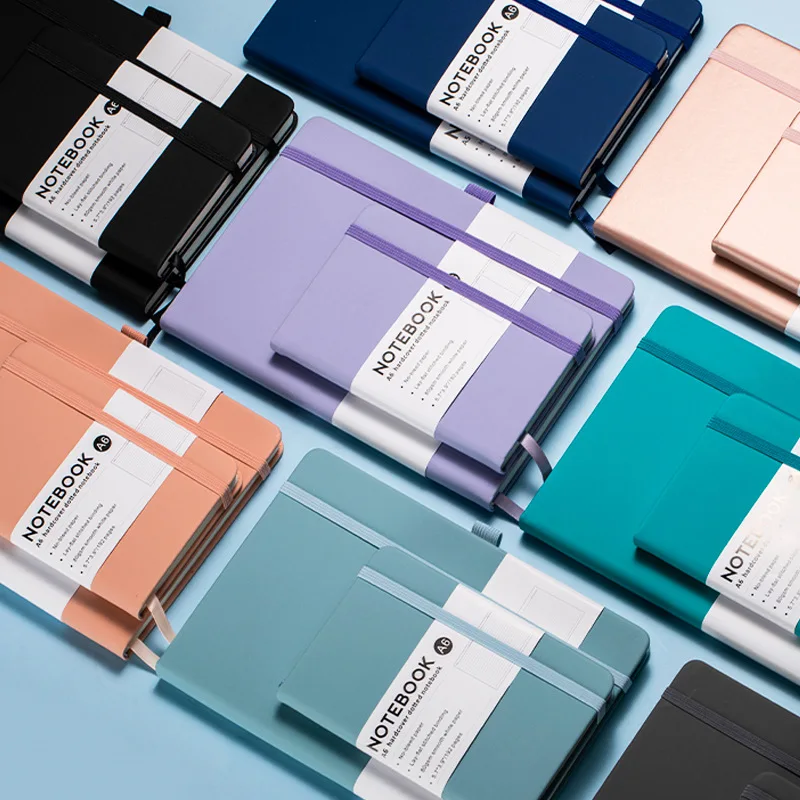 10 Colors A6 A5 Business Journal Notebook Thickened Paper 192 Pages ...