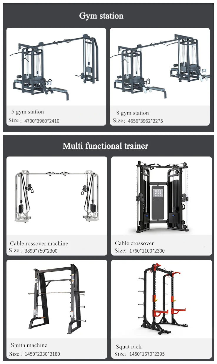 Durable Standing Multi Flight Chest & Shoulder Press Machine - OEM