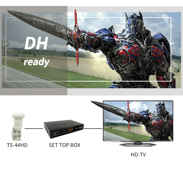 Tokyosat Ts-44hd Set Lite Dish Antenna 8 Feet C Band Lnb - Buy Fta ...
