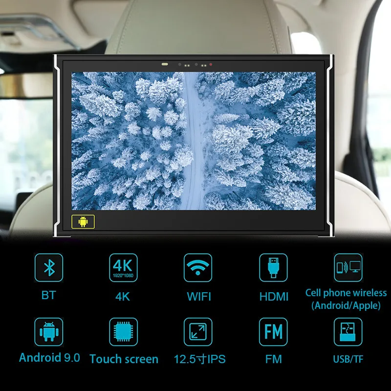 12.5 Inch 4K TV Tablet - Ultimate Rear Seat Entertainment