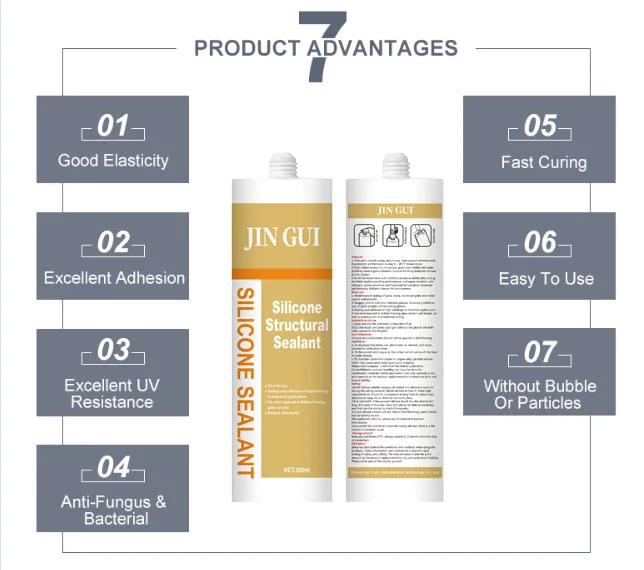 300ml Weather Resistant Windows Doors Caulking Adhesive Structural ...