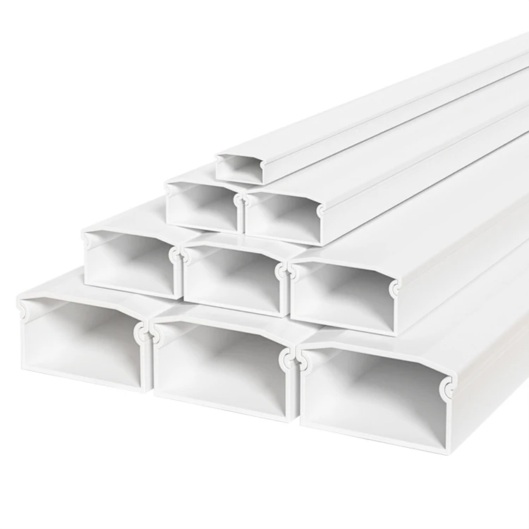 20x10 Pvc Panel Wiring Ducts Trunking Plastic Rectangular Channel ...